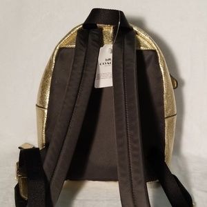 Coach | Bags | Coach Gold Mini Backpack Nwt | Poshmark